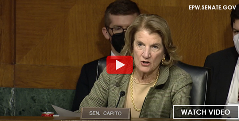 Opening Statement of Ranking Member Capito for Business Meeting ...